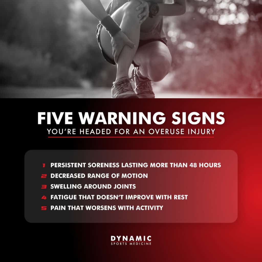 5 Warning Signs You’re Headed for an Overuse Injury | DSM Blog